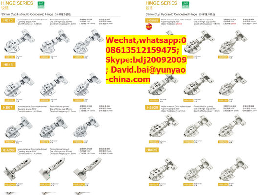 Furniture hing hardware series