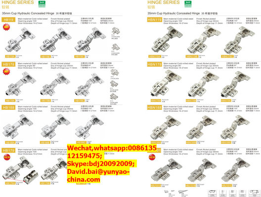 Furniture hing hardware series