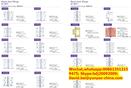 Room door fitting hardware