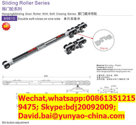 sliding rollers