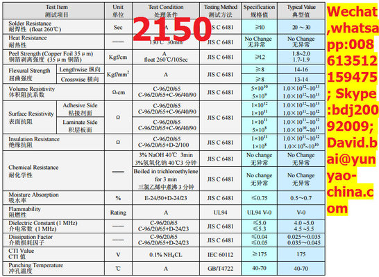 FR-2 Paper Phenolic laminate Copper Clad Laminated Sheet CCL