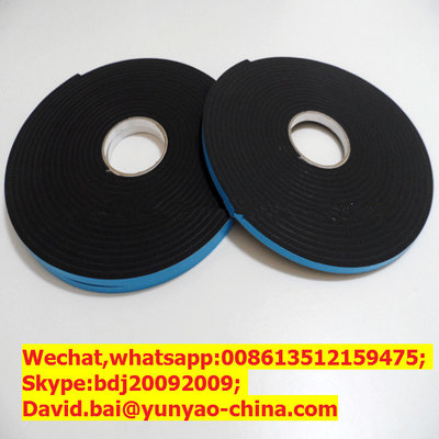 Double side black NBR foam tape