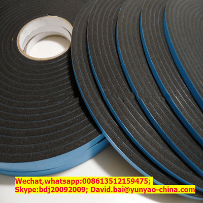 Double side black NBR foam tape