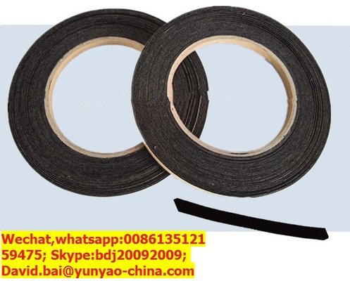 Single side flocked cloth foam tape