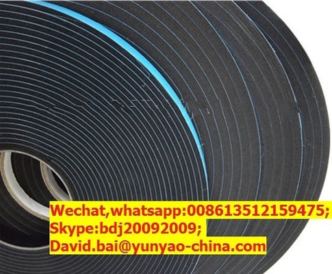 Reverse wound pvc foam spacer tape