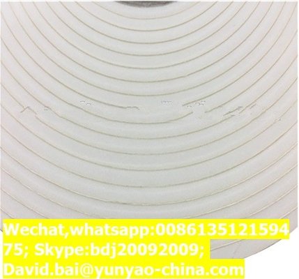 White pvc foam weatherstrip for large gaps