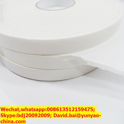 White pvc foam weatherstrip for large gaps