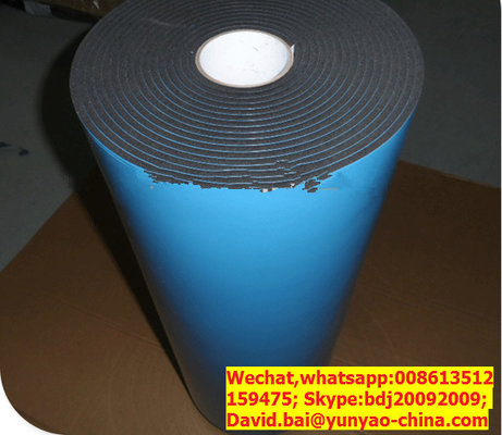 Black thermal insulation foam roll