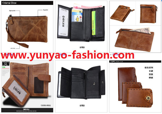 Luxury exotic genuine crocodile leather wallet men, real crocodile skin wallet men