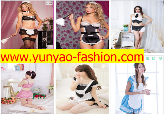 sexy maid uniform Bra panty&lingeries from china factory