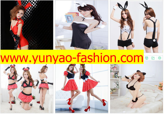 Robbit girl uniform Bra panty&lingeries from china factory