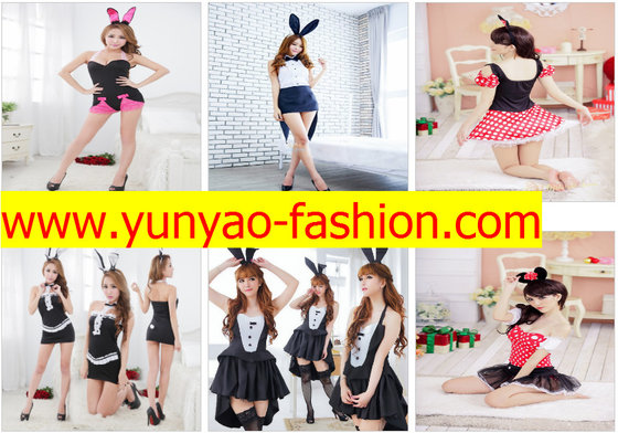 Robbit girl uniform Bra panty&lingeries from china factory
