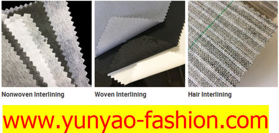 polyester white chinese non-woven factory  for jacket