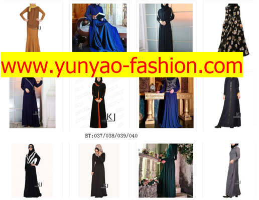 High quality printedfashionable silk women muslim long skirt