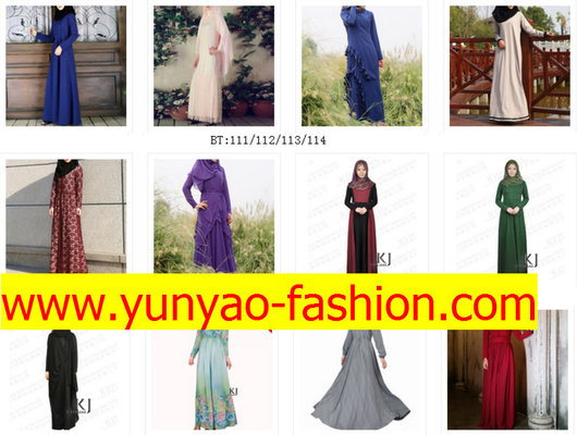 High quality printedfashionable silk women muslim long skirt