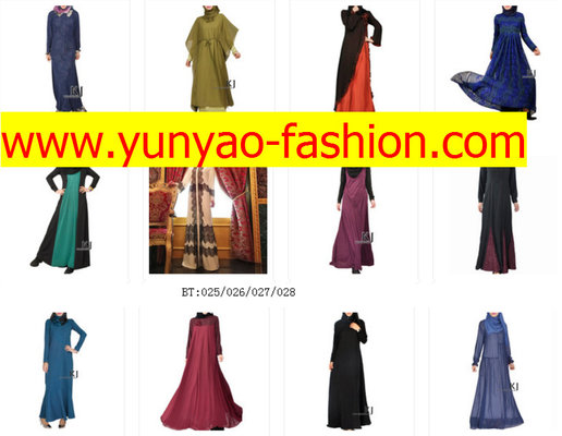 High quality printedfashionable silk women muslim long skirt