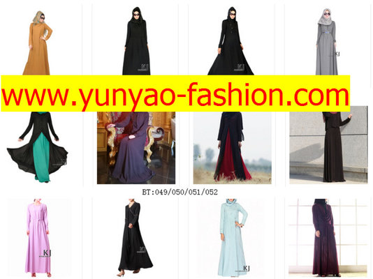 High quality printedfashionable silk women muslim long skirt