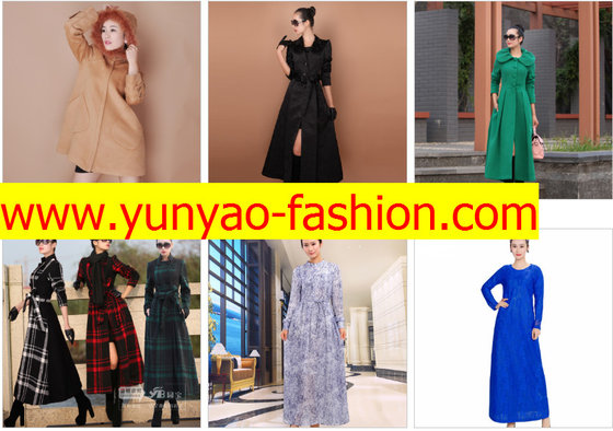European fashion winter/autumn ladies long skirt top designs