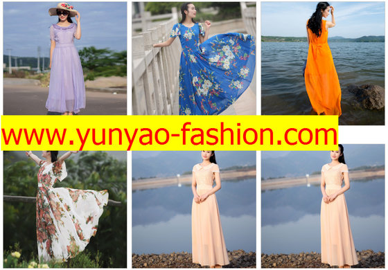 European fashion spring/summer ladies long skirt top designs