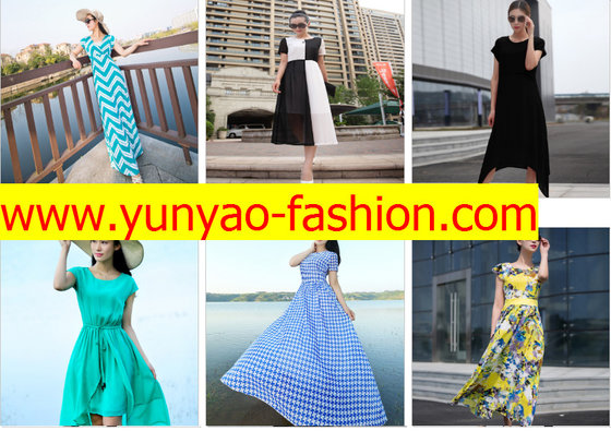 European fashion spring/summer ladies long skirt top designs