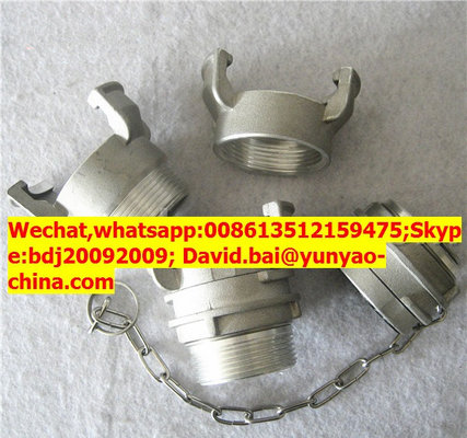 Aluminum storz fire hose coupling