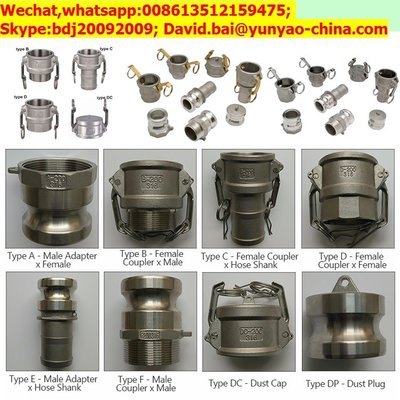 Good Performance Universal Male Female Camlock Quick Release Coupling