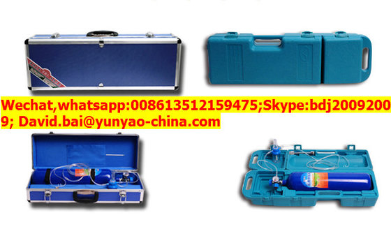 2/3/4/7/10/15L Steel oxygen cylinder with portable case and accessar