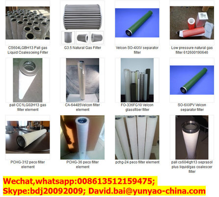 Natural gas filter