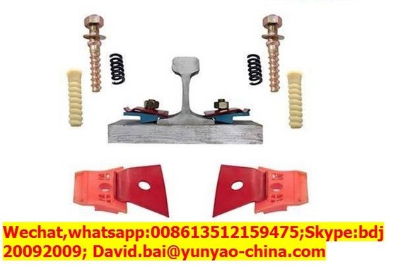 SKL Type Railway Fastening / EVA Pad For Railway Steel /E Type Railway Fastening System