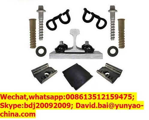 SKL Type Railway Fastening / EVA Pad For Railway Steel /E Type Railway Fastening System