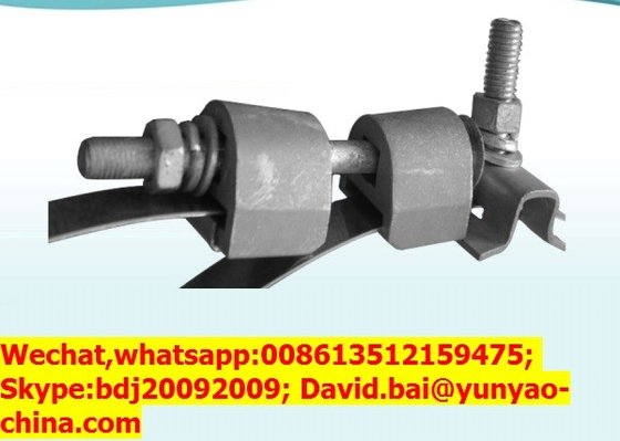 Down lead clamp for pole