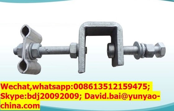 Down lead clamp for pole