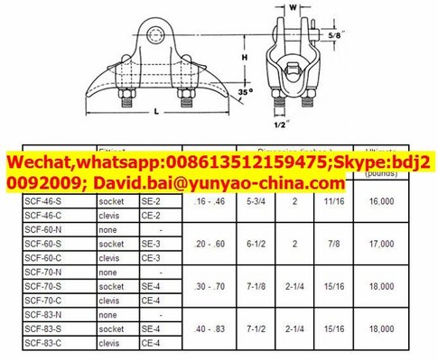 Suspension bridge type clamp