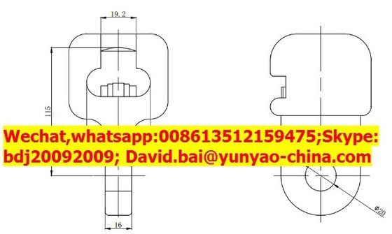 W type socket clevis eyes