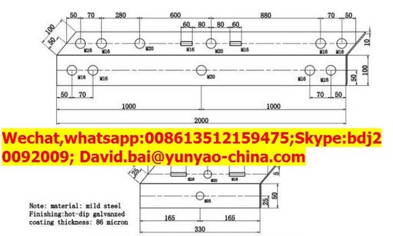 Clevis Plate with U bolt
