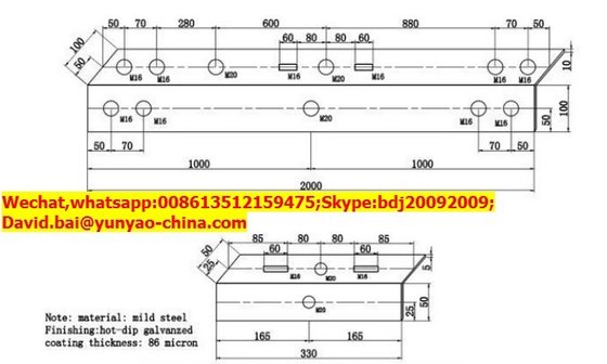 Clevis Plate with U bolt