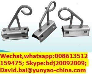Pole top pin/Russia Hook clamp with bracket