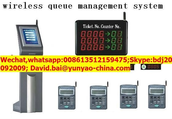 electronic bank/clinic/hospital patient wireless queue management system/led queue system/wireless waiter call system