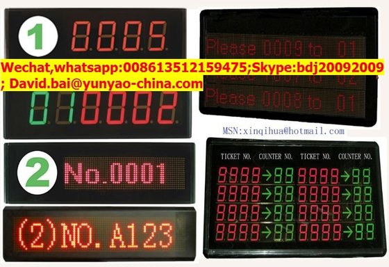 electronic bank/clinic/hospital patient wireless queue management system/led queue system/wireless waiter call system