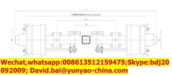American Type 127 Square Axle