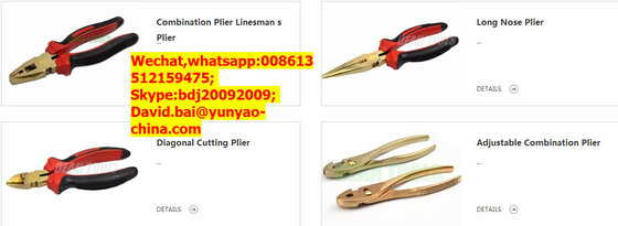 Non Sparking Pliers and Pipe Wrenches