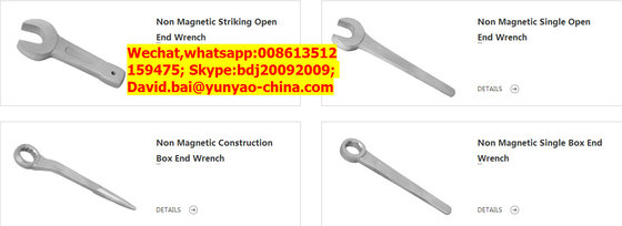 Non Magnetic Wrenches and Spanners