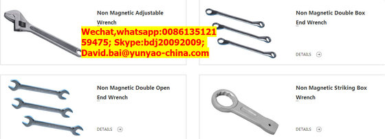 Non Magnetic Wrenches and Spanners