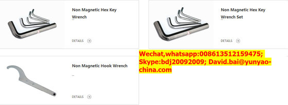 Non Magnetic Wrenches and Spanners