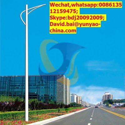 Single arm light pole