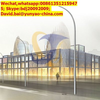 Single arm light pole