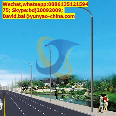 Single arm light pole