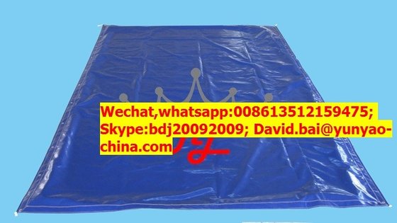 Stripped PVC tarpaulin for awning, sunshade covering