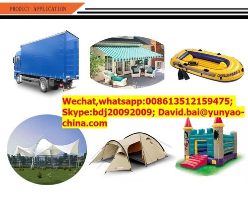 PVDF lacquered PVC coated vinyl fabric architecture membrane