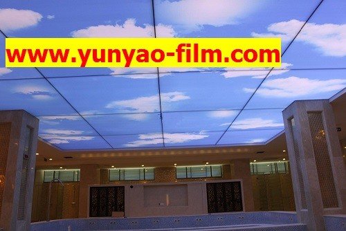 PVC stretch ceiling film ceiling decoration Matte/Satin  film